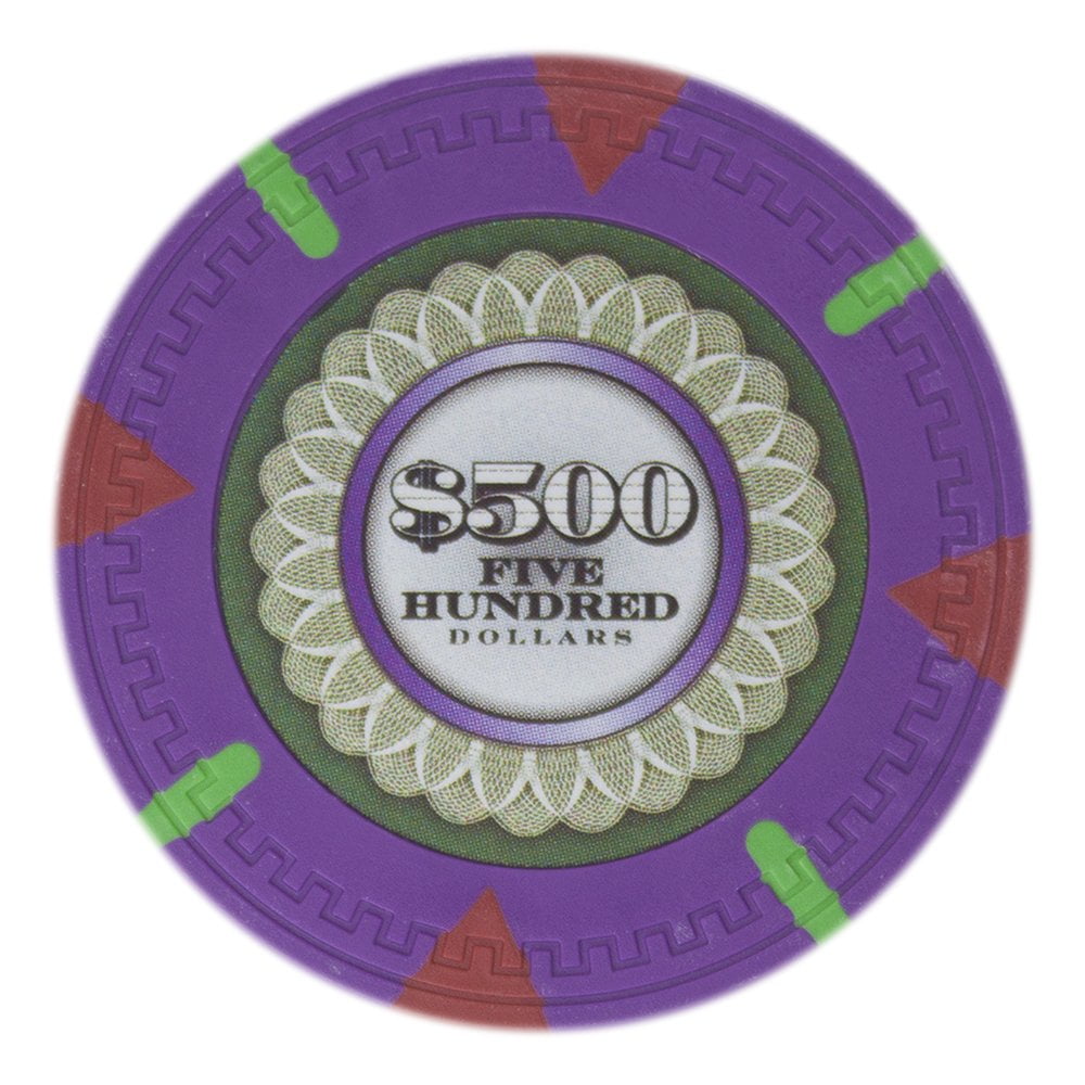 Playzaic 13.5-gram The Mint Poker Chips (50-pack) Heavy Clay Composite ...