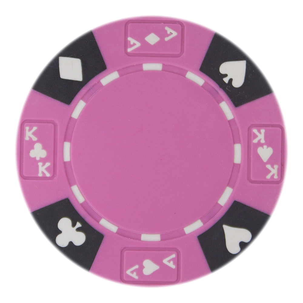 Playzaic 14-gram Ace King Premium Poker Chips (50-pack) Heavy Clay ...