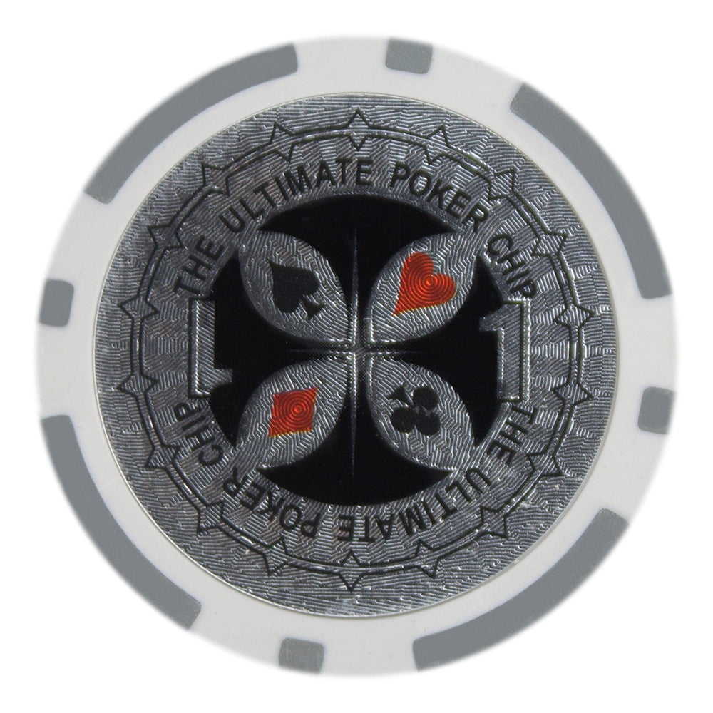 Playzaic 14-gram The Ultimate Poker Chips (50-pack) Heavy Bulk Set ($1 ...