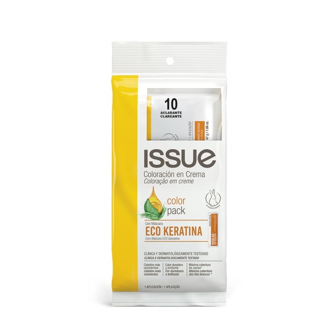 Issue Color Keratin Pack, Includes Color, 20 Vol Peroxide and Keratin ...