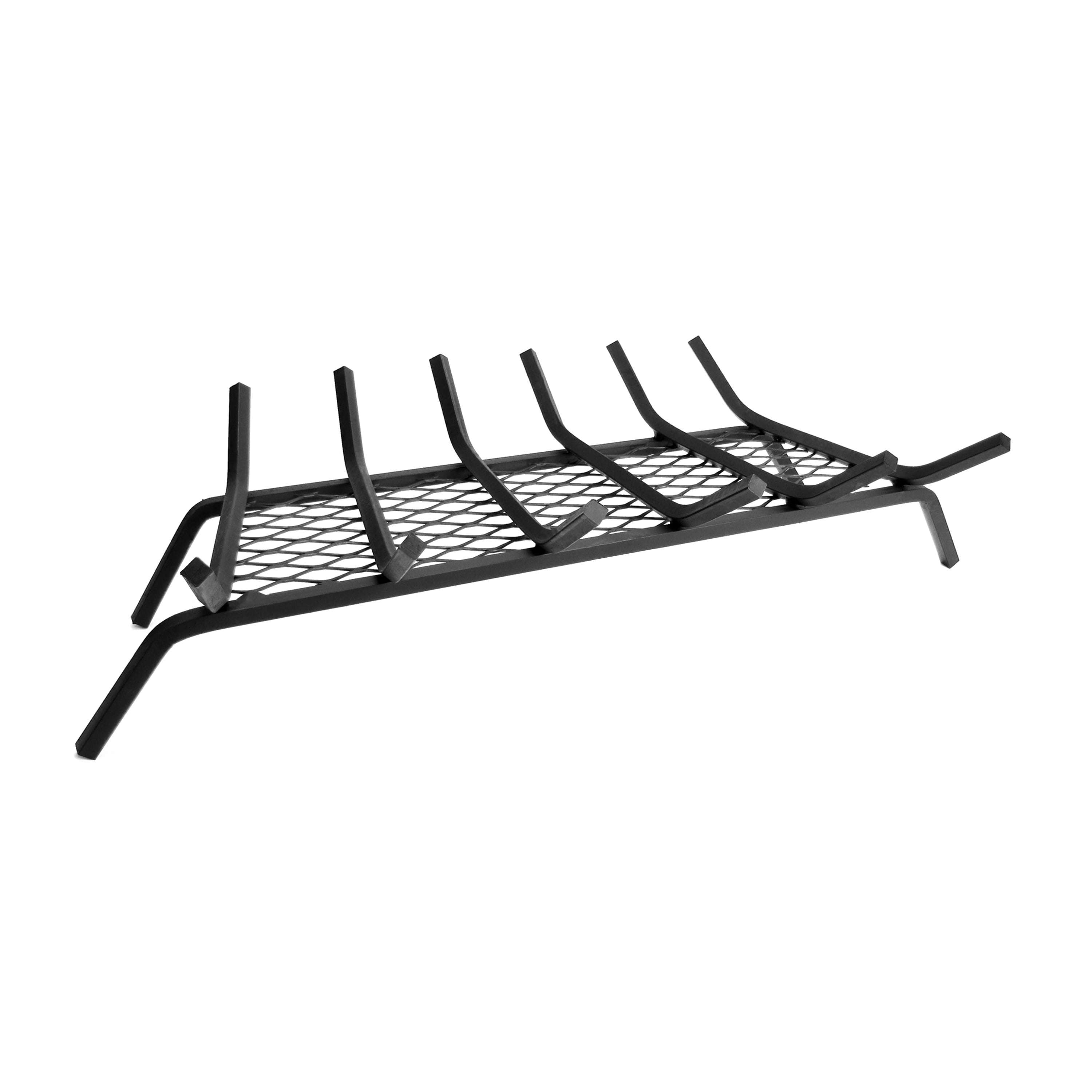 Pleasant Hearth 1/2 in. Steel Log Grate- 30 in. 6 bar with Ember ...