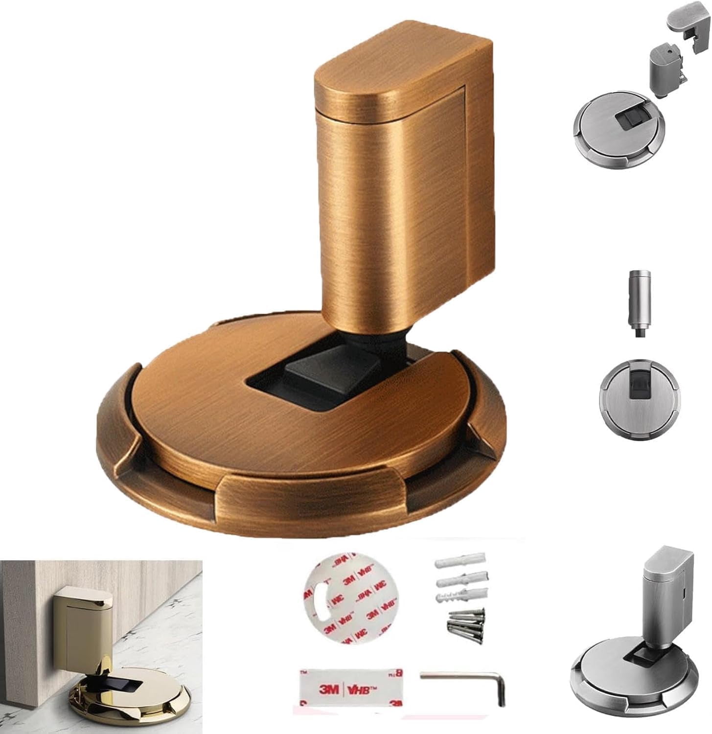 Pleasantk Door Wedge Stopper, 2025 Upgrade Pleasant Door Stopper ...