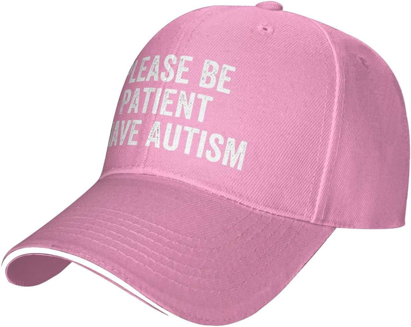 Please Be Patient I Have Autism Baseball Cap Men Women Sun Hat ...