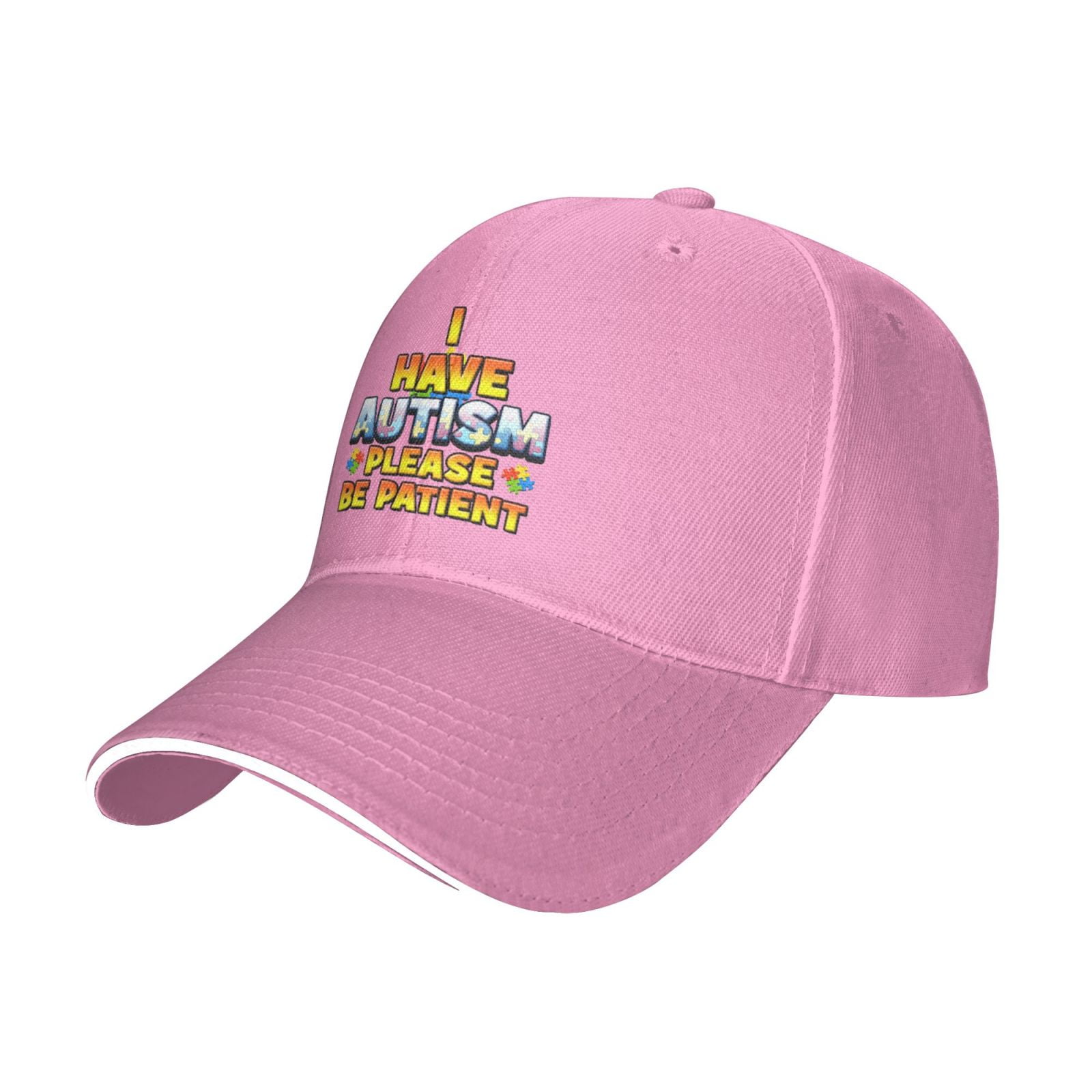 Please Be Patient I Have Autism Baseball Caps Unisex Hats Classic ...