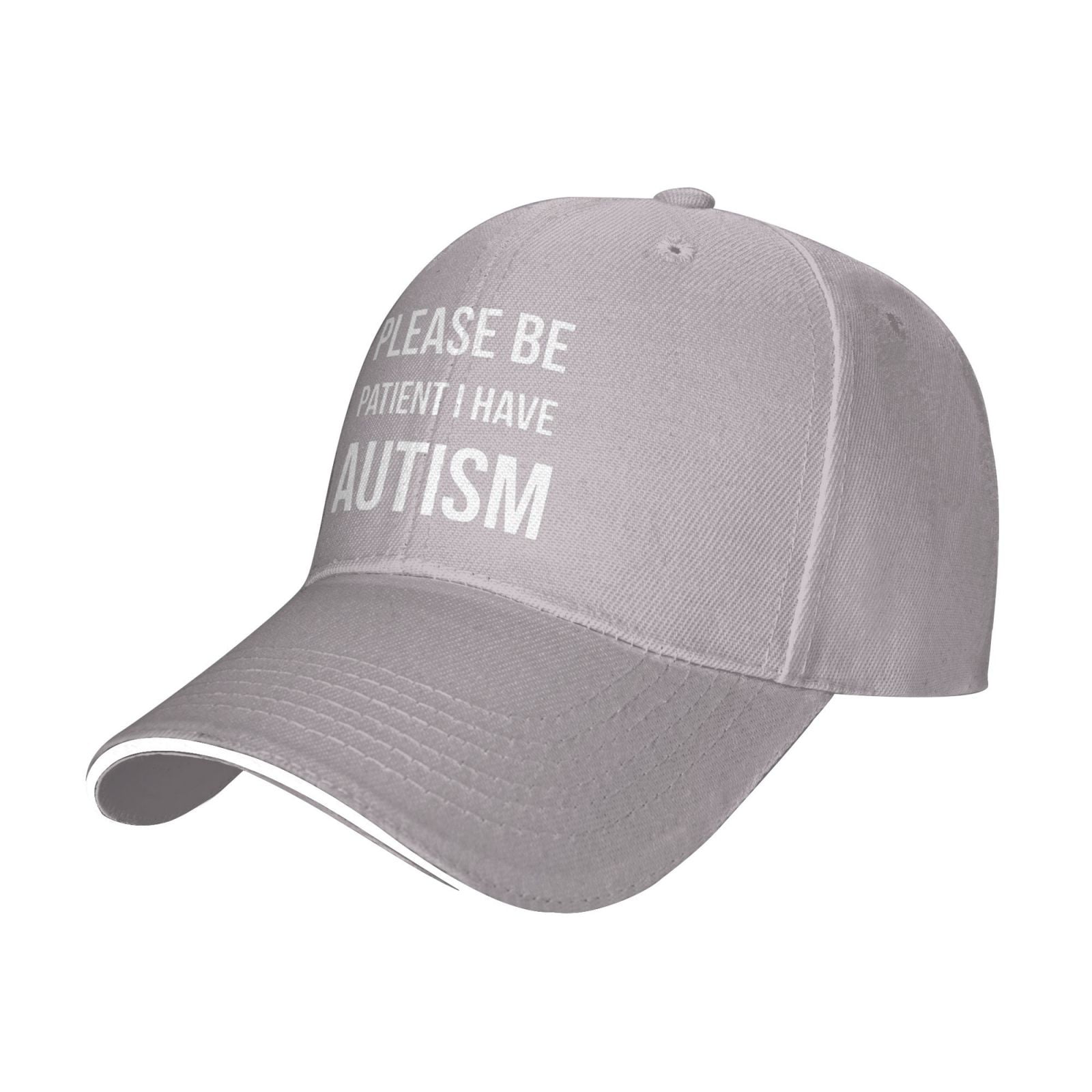 Please Be Patient I Have Autism Baseball Caps Unisex Hats Classic ...