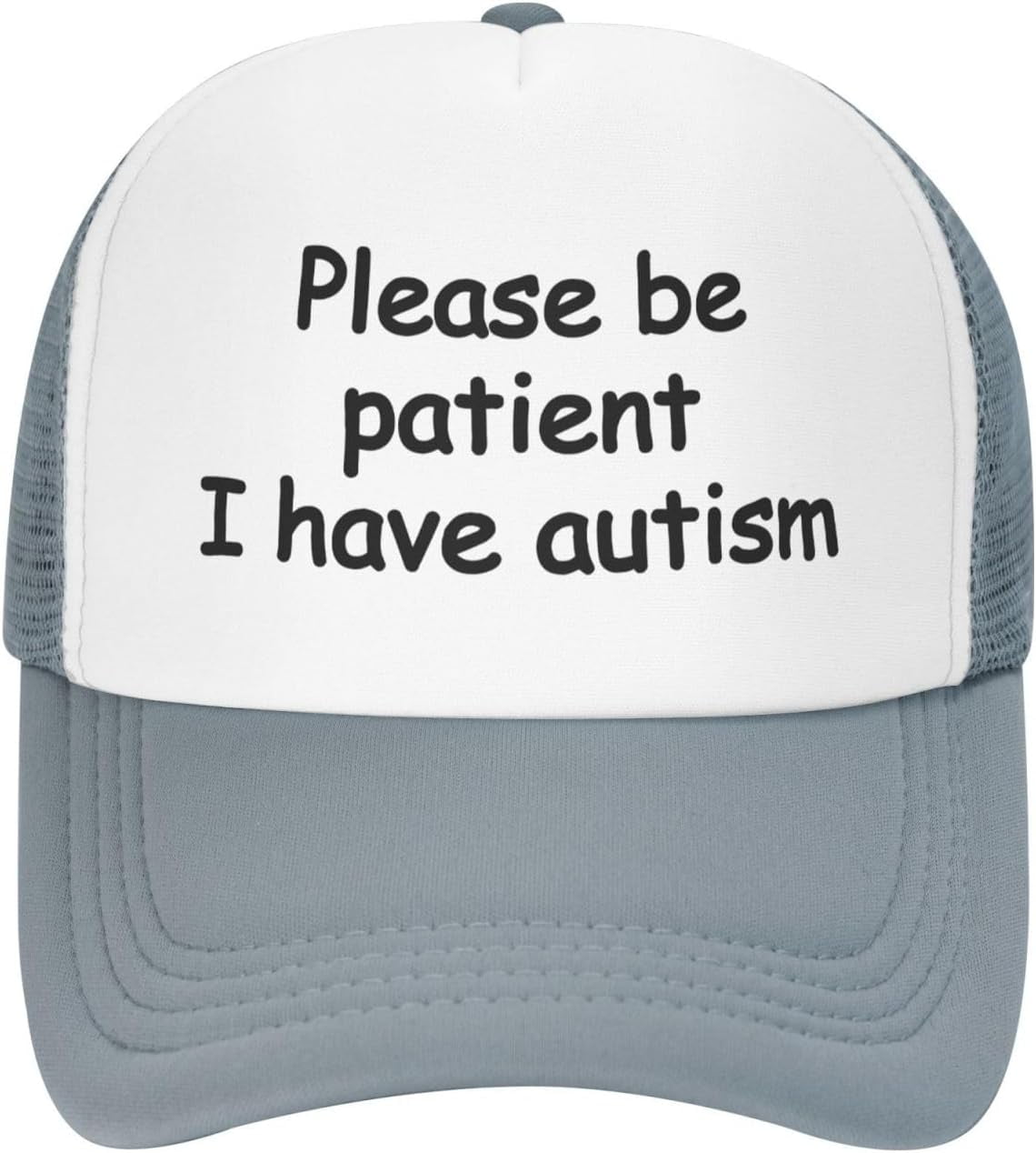 Please Be Patient I Have Autism Trucker Hat Unisex Adult Hats ...