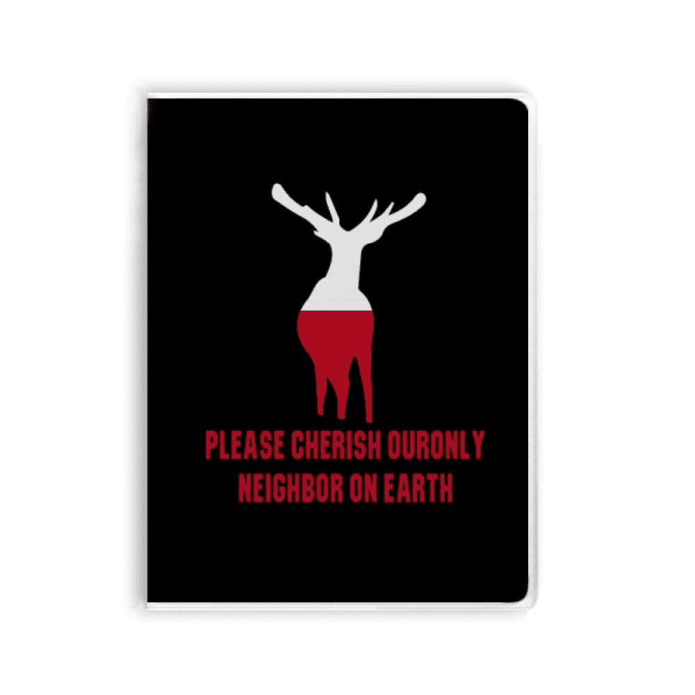 Please Cherish Our Only Neighbor On Earth Notebook Gum Cover Diary Soft ...