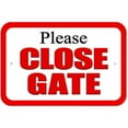 Please Close Gate Sign - Walmart.com