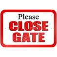 Please Close Gate Sign - Walmart.com