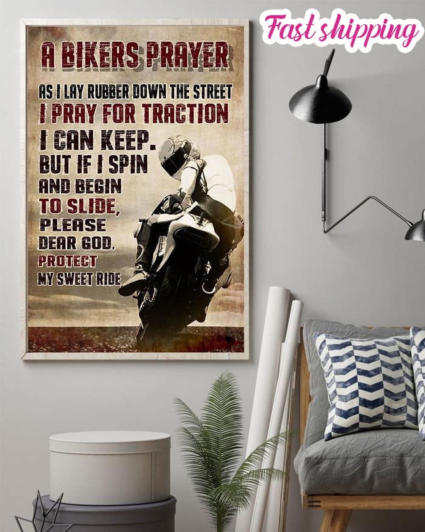 Please Dear God Protect My Sweet Ride A Dirt Bikers's Prayer Poster ...