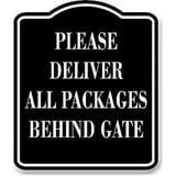 Attention Please Close Gate When Entering Or Exiting Sign - Walmart.com