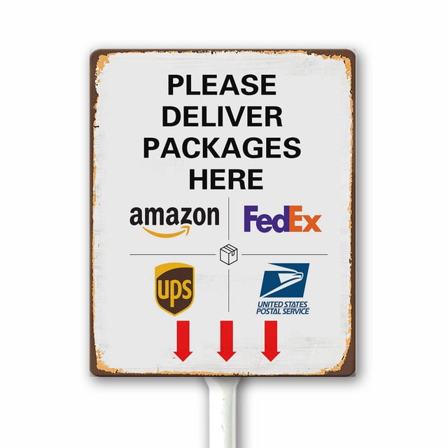 Please Deliver All Packages Here Package Delivery Sign for Delivery ...