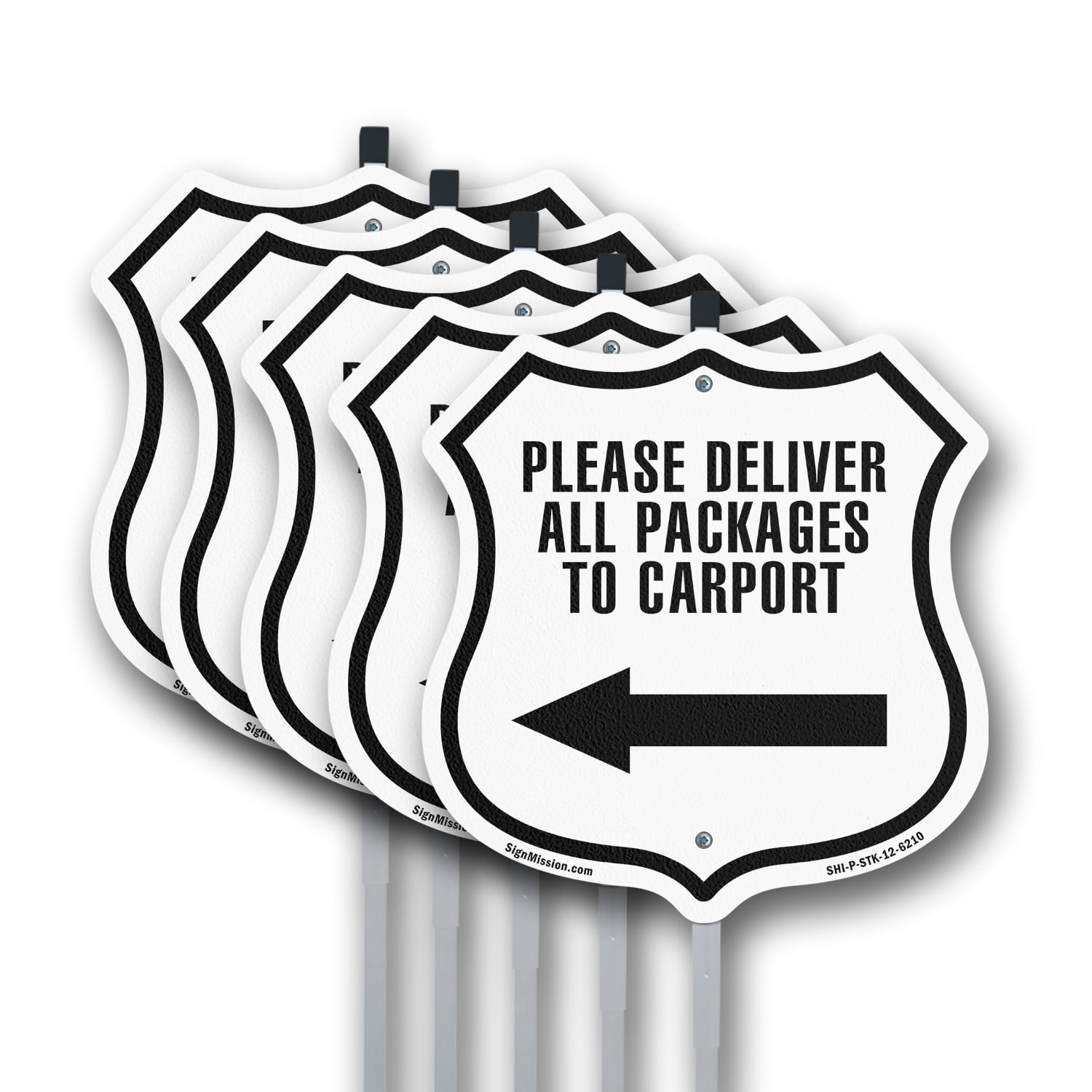 Please Deliver All Packages To Carport Left (5 Pack) 12 inch X 12 inch ...