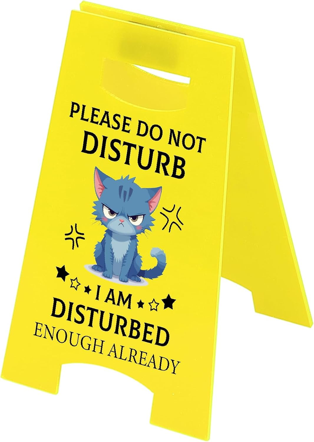 Please Do Not Disturb Sign Unique Office Decor Humor Cubicle Yellow ...