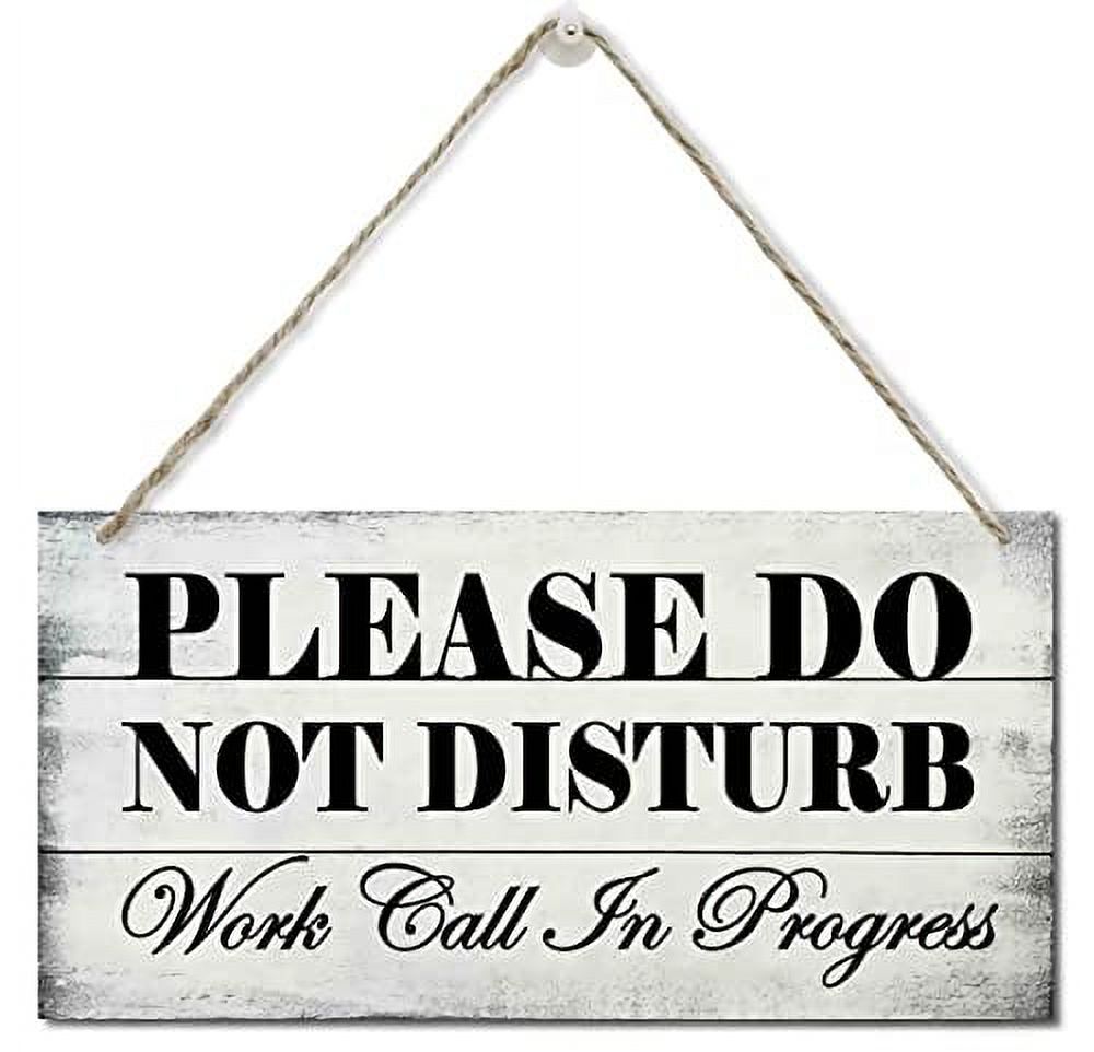 Please Do Not Disturb Wood Decor Sign, Conference Call Wood Signs ...