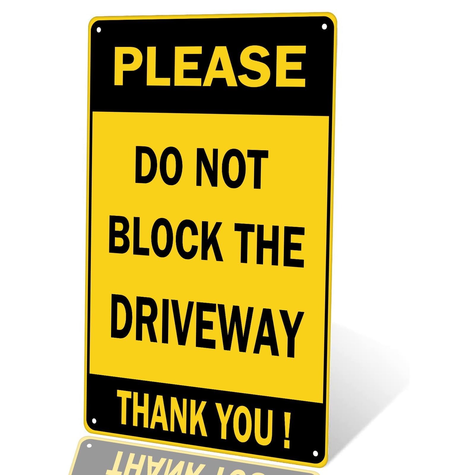 Please Do Not Block The Driveway Thank You Metal Tin Sign Warning Signs ...