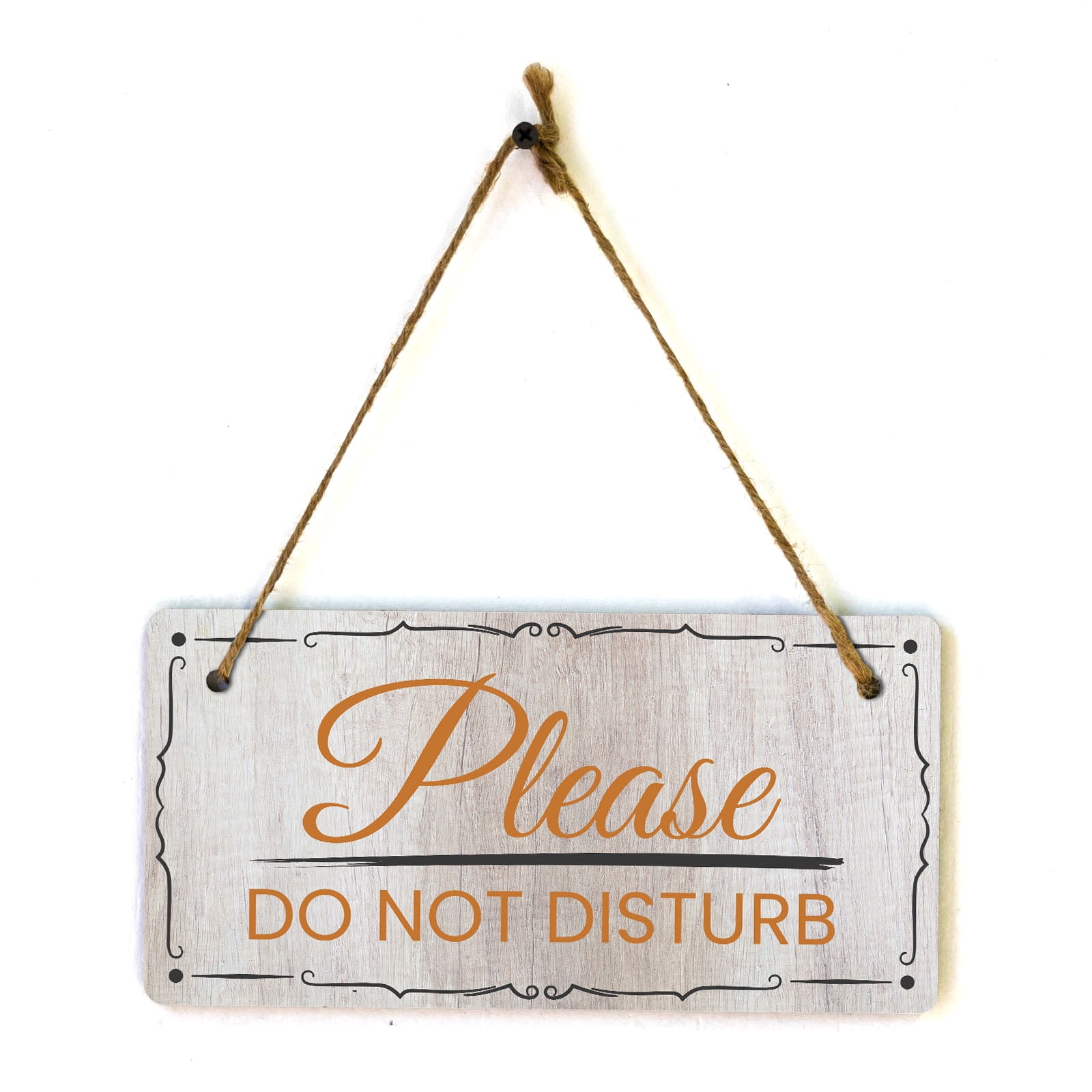 Please Do Not Disturb 5x10 Hanging Wall or Door Sign | Warm Welcoming ...