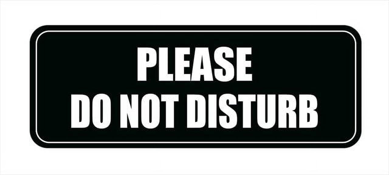 Please Do Not Disturb Graphic Sign,Self Adhesive Sign For Front Door Or ...