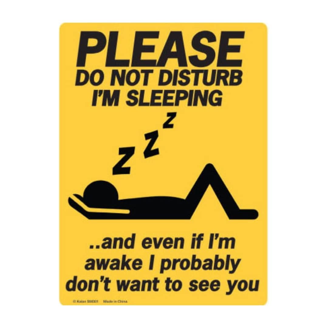 Please Do Not Disturb Metal Sign - Fun Tin Signs for Man Cave - Metal ...