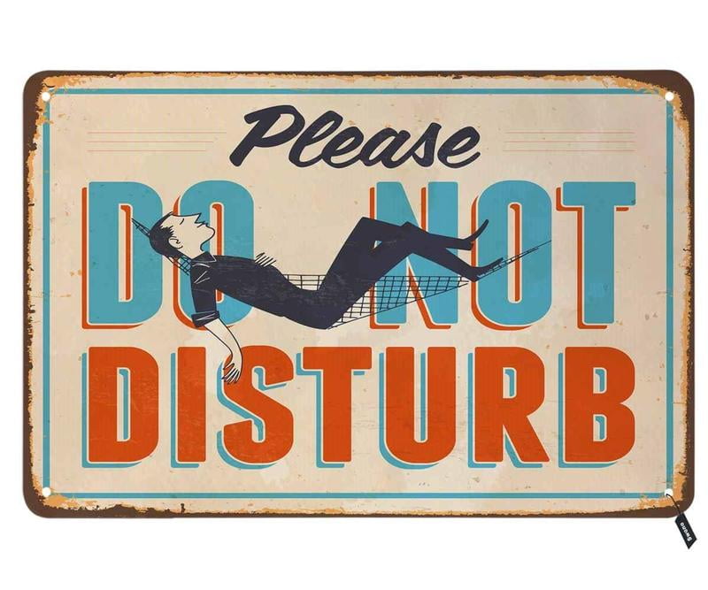 Please Do Not Disturb Tin Signs, No Soliciting Vintage Metal Tin Sign ...