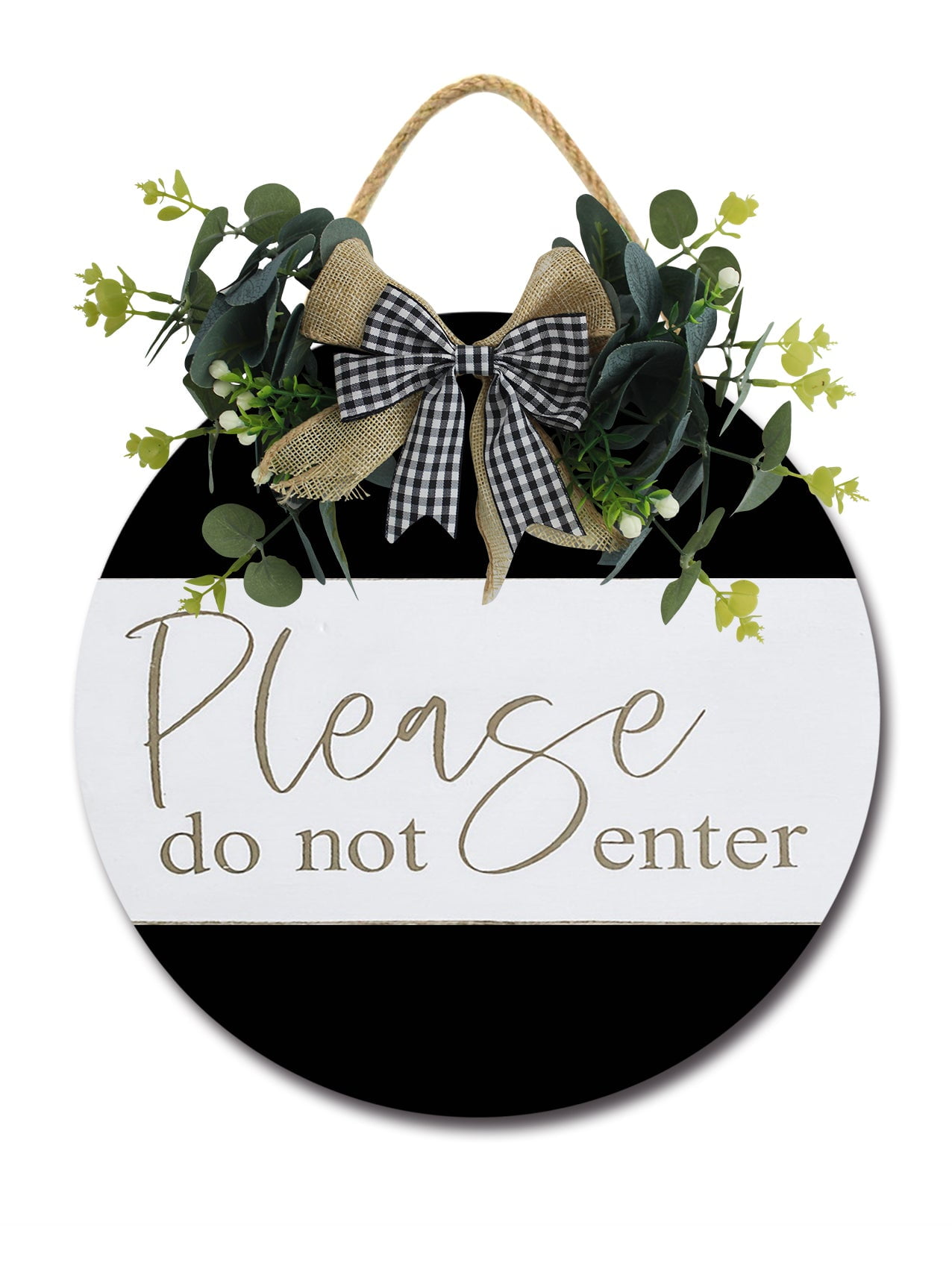 Please Do Not Enter Sign Farmhouse Wood Sign Front Porch Decor Rustic ...