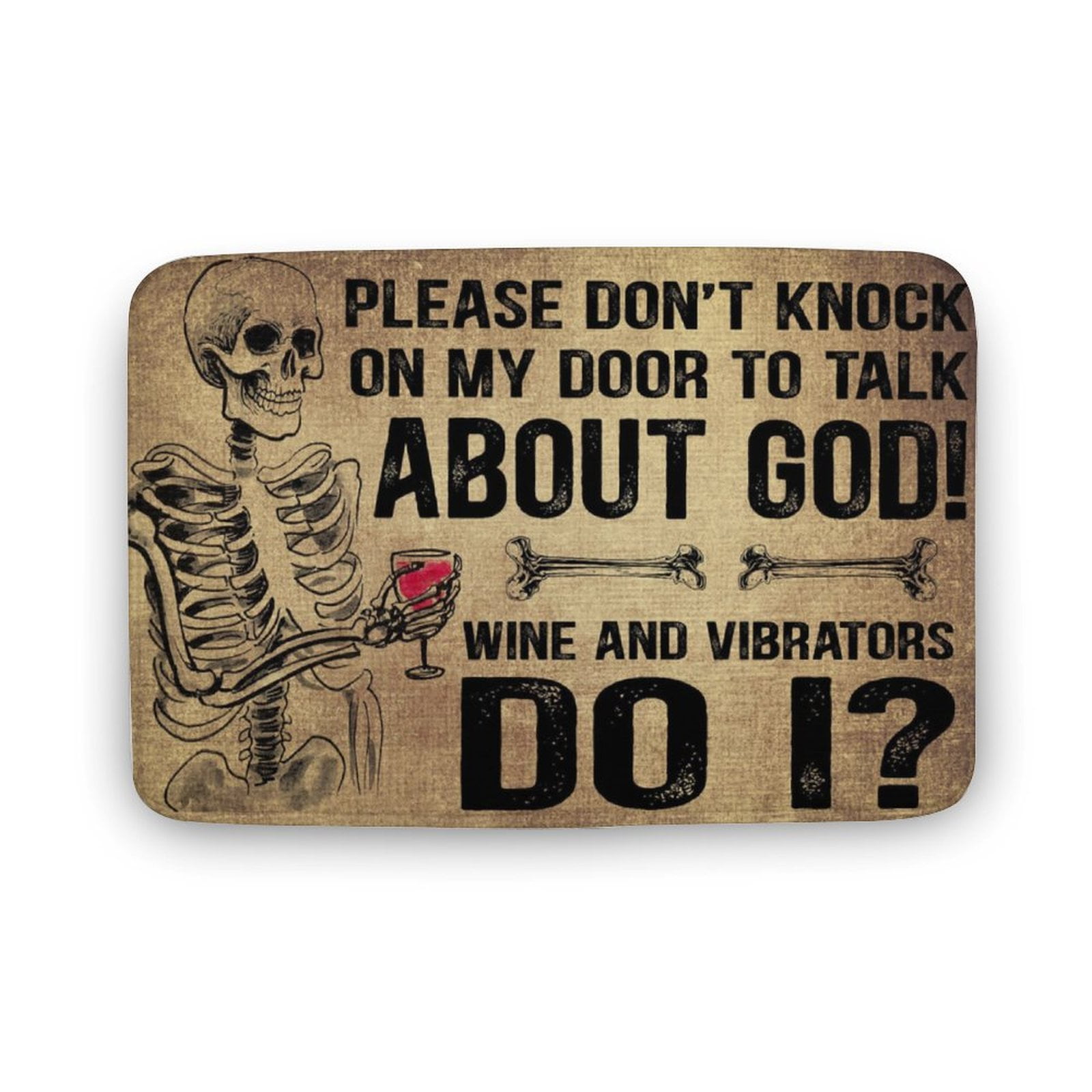Please Dont Knock On My Door Indoor Outdoor Decorative Doormat – Funny ...