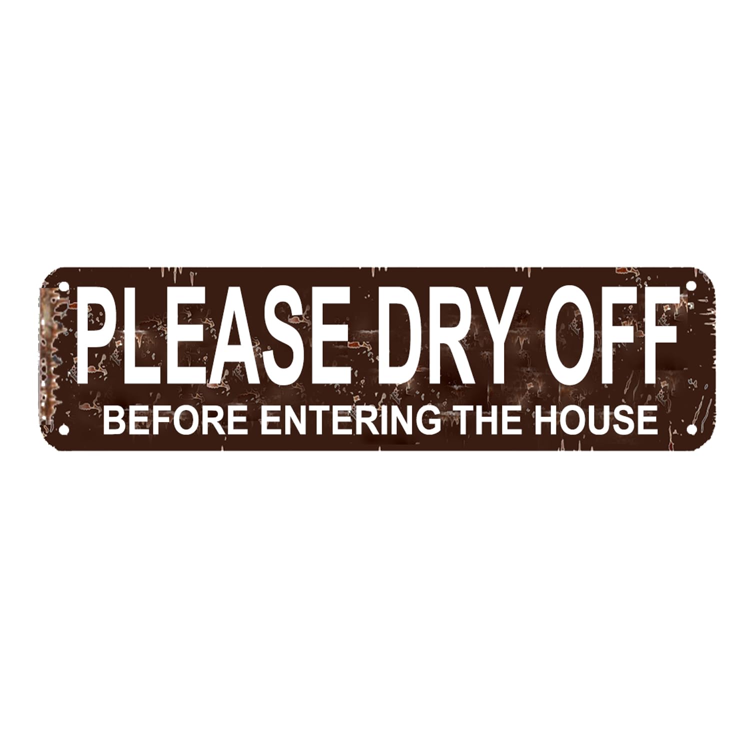 Please Dry Off Before Entering The House Sign Swimming Pool Rustic Man ...