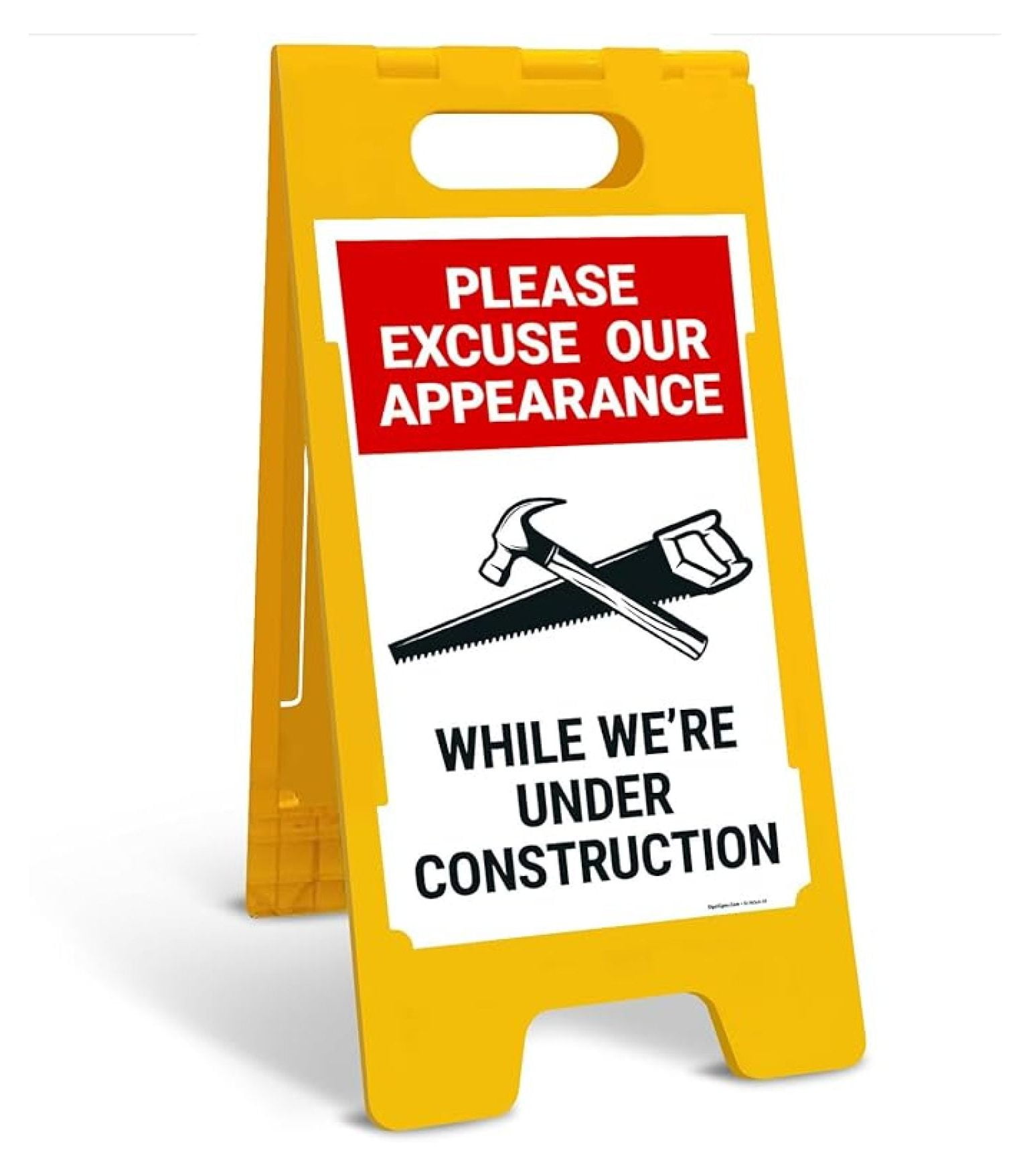 Please Excuse Our Appearance While We're Under Construction Sidewalk ...