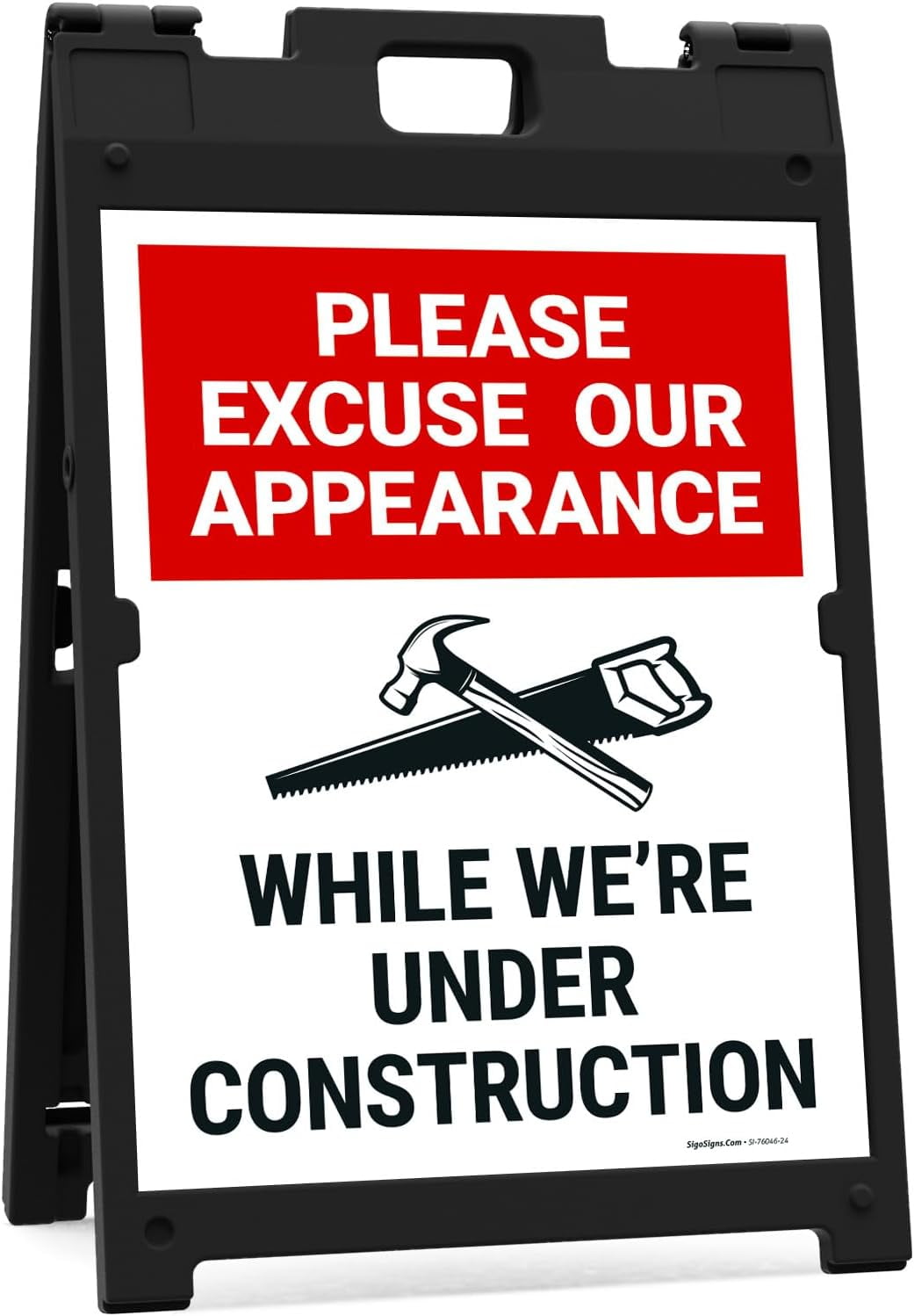 Please Excuse Our Appearance While We're Under Construction Sidewalk ...