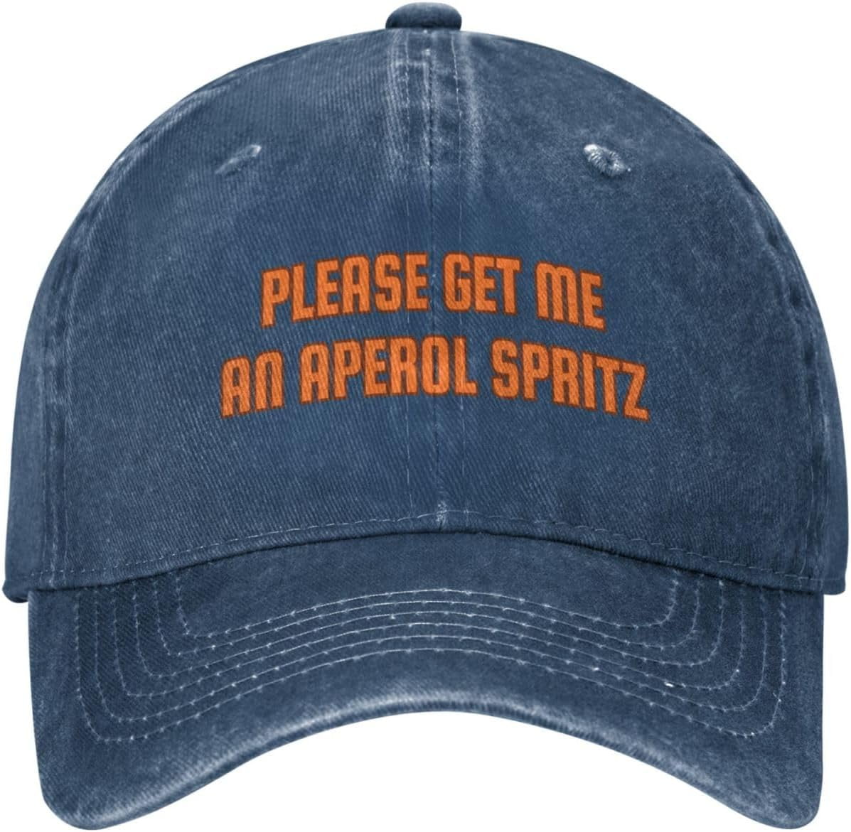 Please Get Me an Aperol Spritz Hat Men Women Baseball Cap Adjustable ...