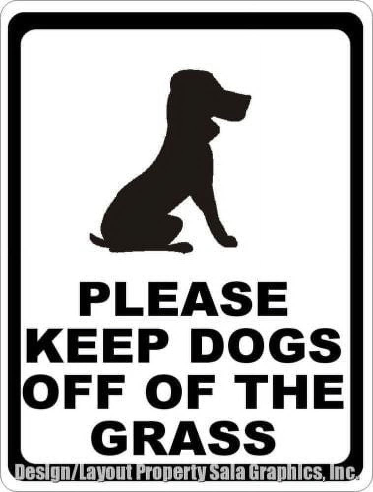 Please Keep Dogs Off of The Grass Sign - Walmart.com