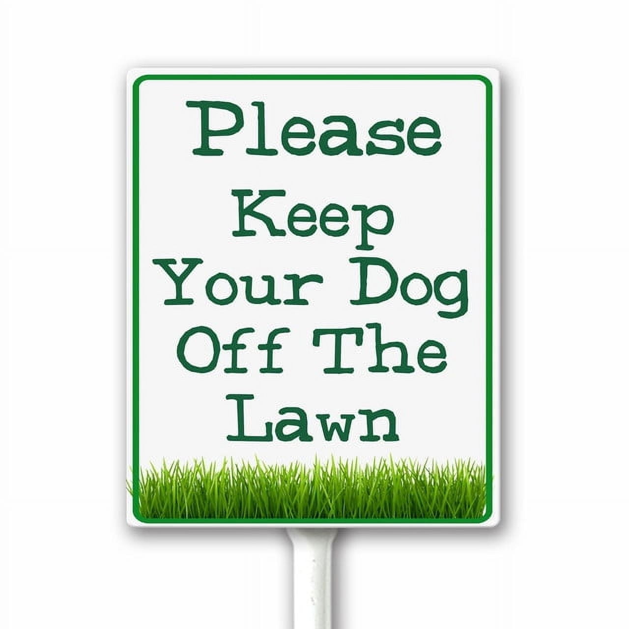 Please Keep Your Dog Off Lawn Sign No Dogs Allowed Warning Signs With ...