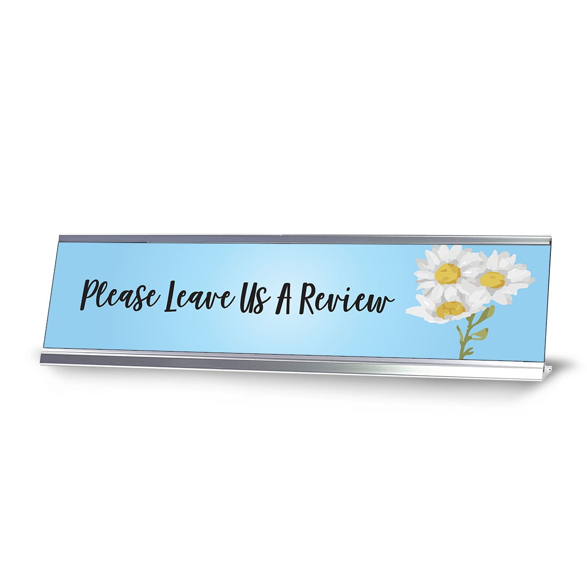 Please Leave Us A Review, Desk Sign or Front Desk Counter Sign (2 x 8 ...