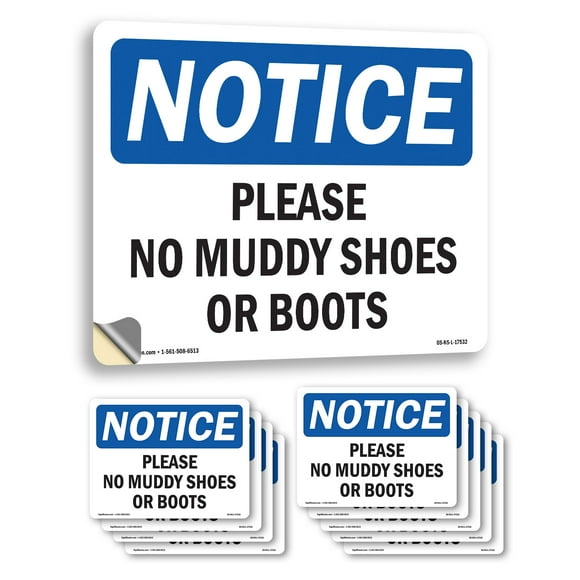 Please Remove Your Shoes Sign