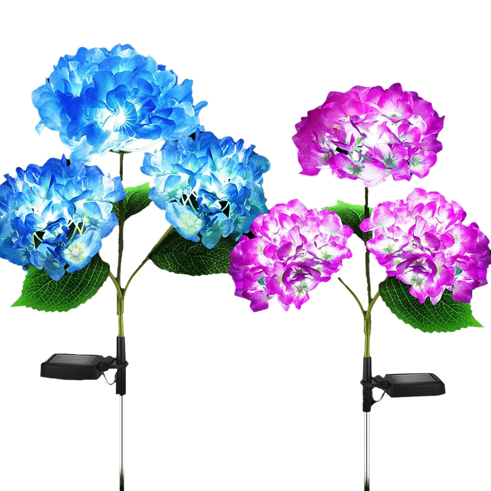 Please Note One Blue and One Purple for 2Pcs Of Hydrangea Lamps,2Pc ...