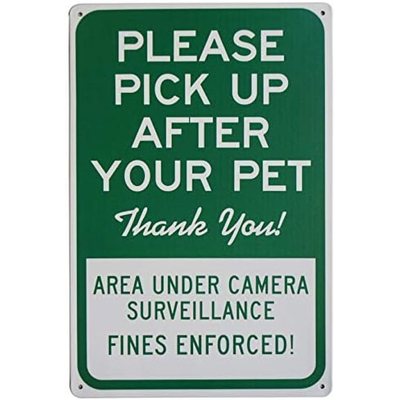 Please Pick Up After Your Dog Yard Signs Metal Signs Outdoor Decor