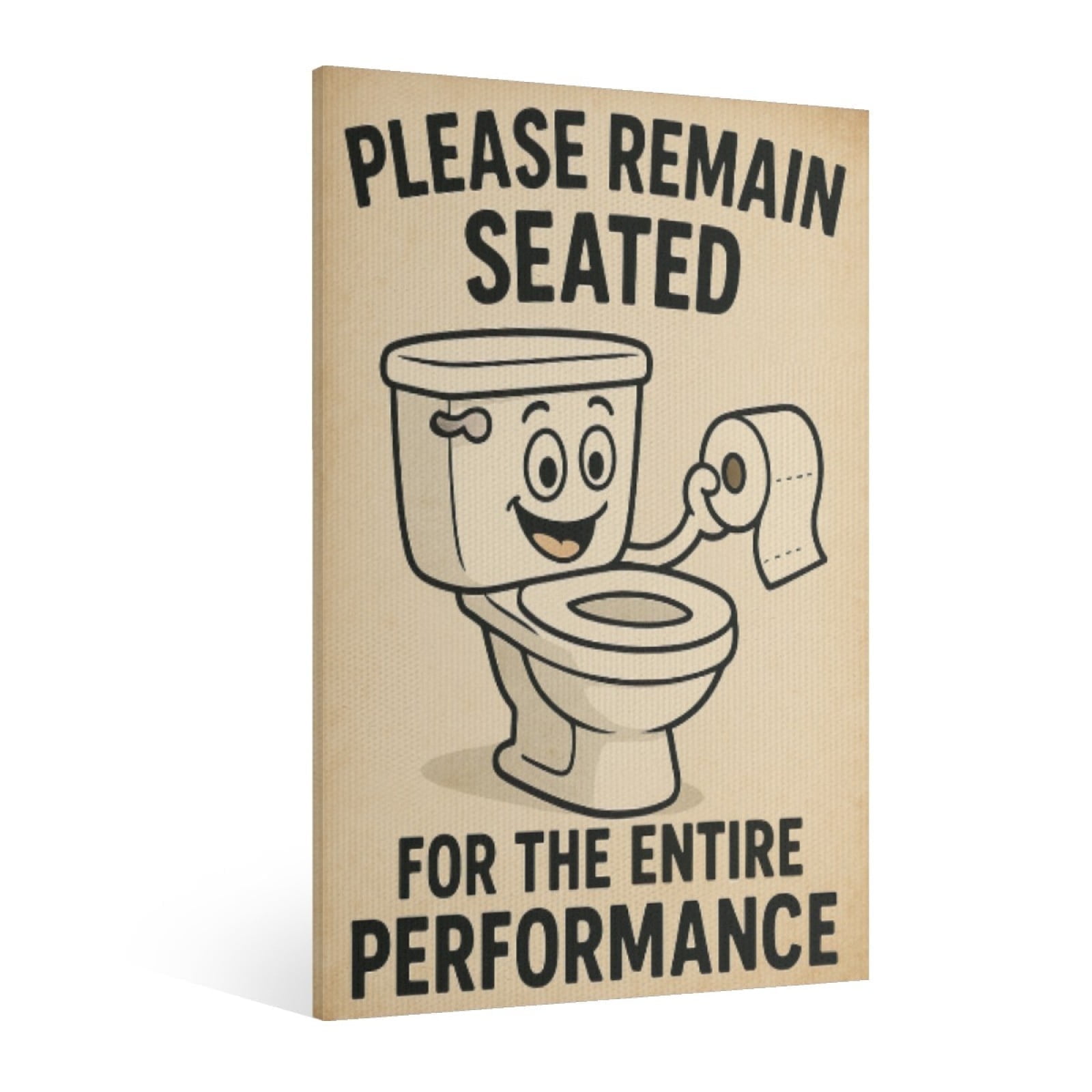 ’Please Remain Seated For The Entire Performance‘ Framed Humorous Wall ...