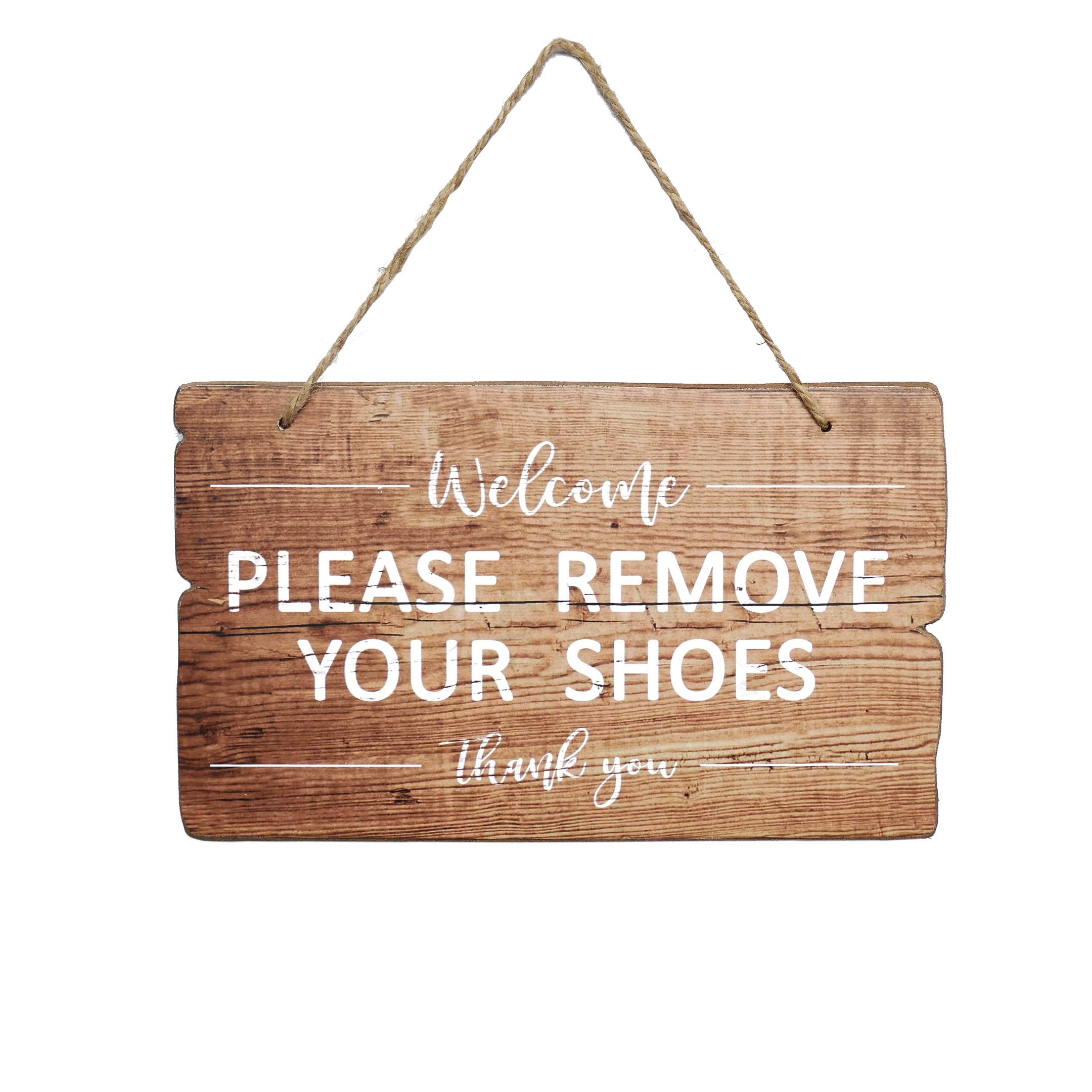Please Remove Your Shoes Wooden Shoes Off Decorative Take Off Shoes No ...