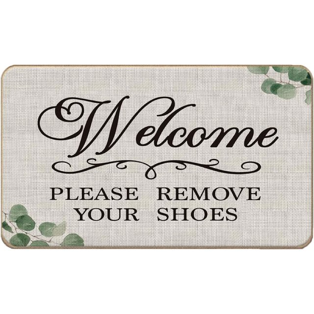 Please Remove Your Shoes Door Mat - Funny Welcome Door Mats Outside ...