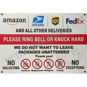 Please Ring Bell Signs