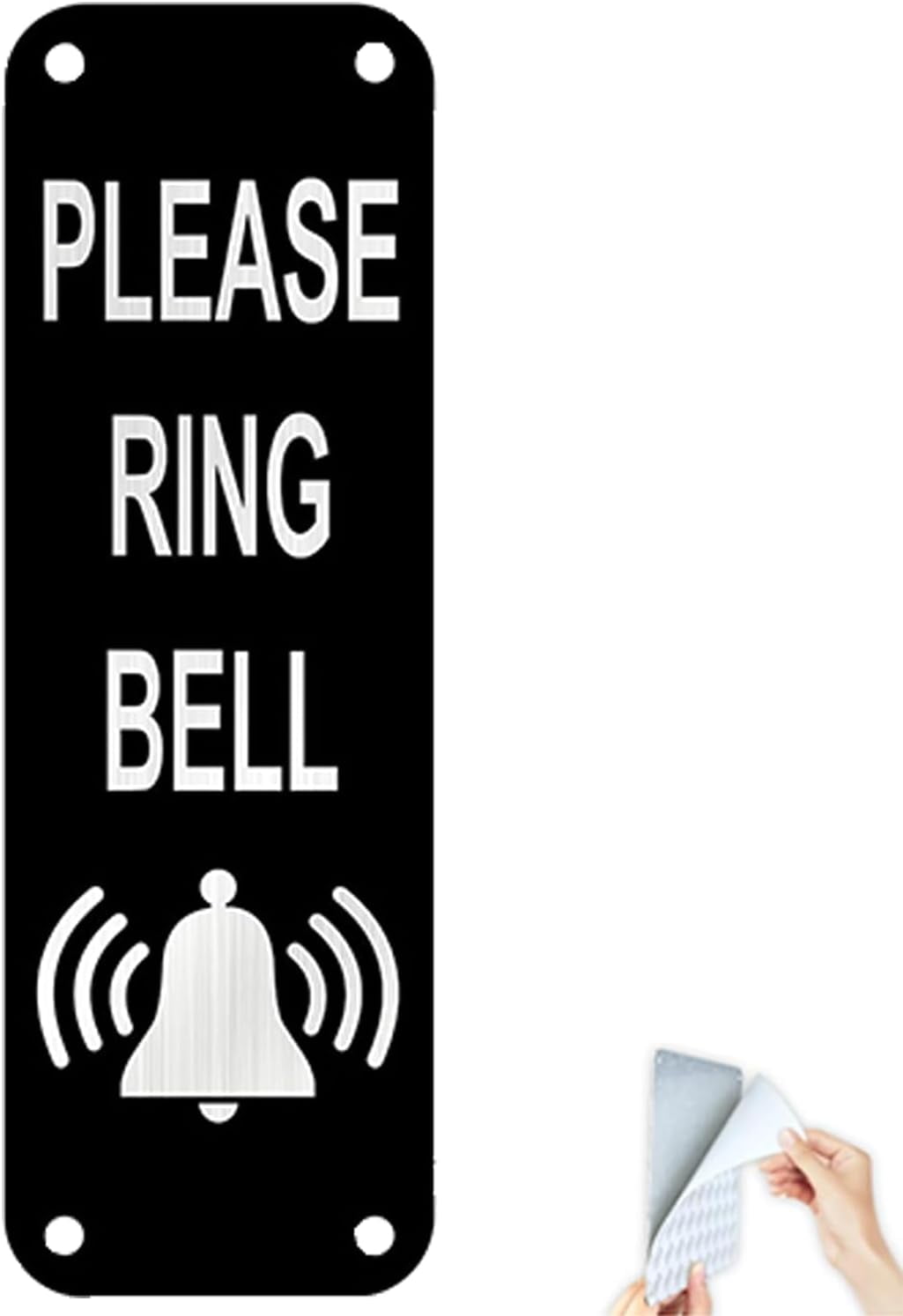 Please Ring The Bell Sign, 1pcs Ring Doorbell Sticker, Door Signs ...