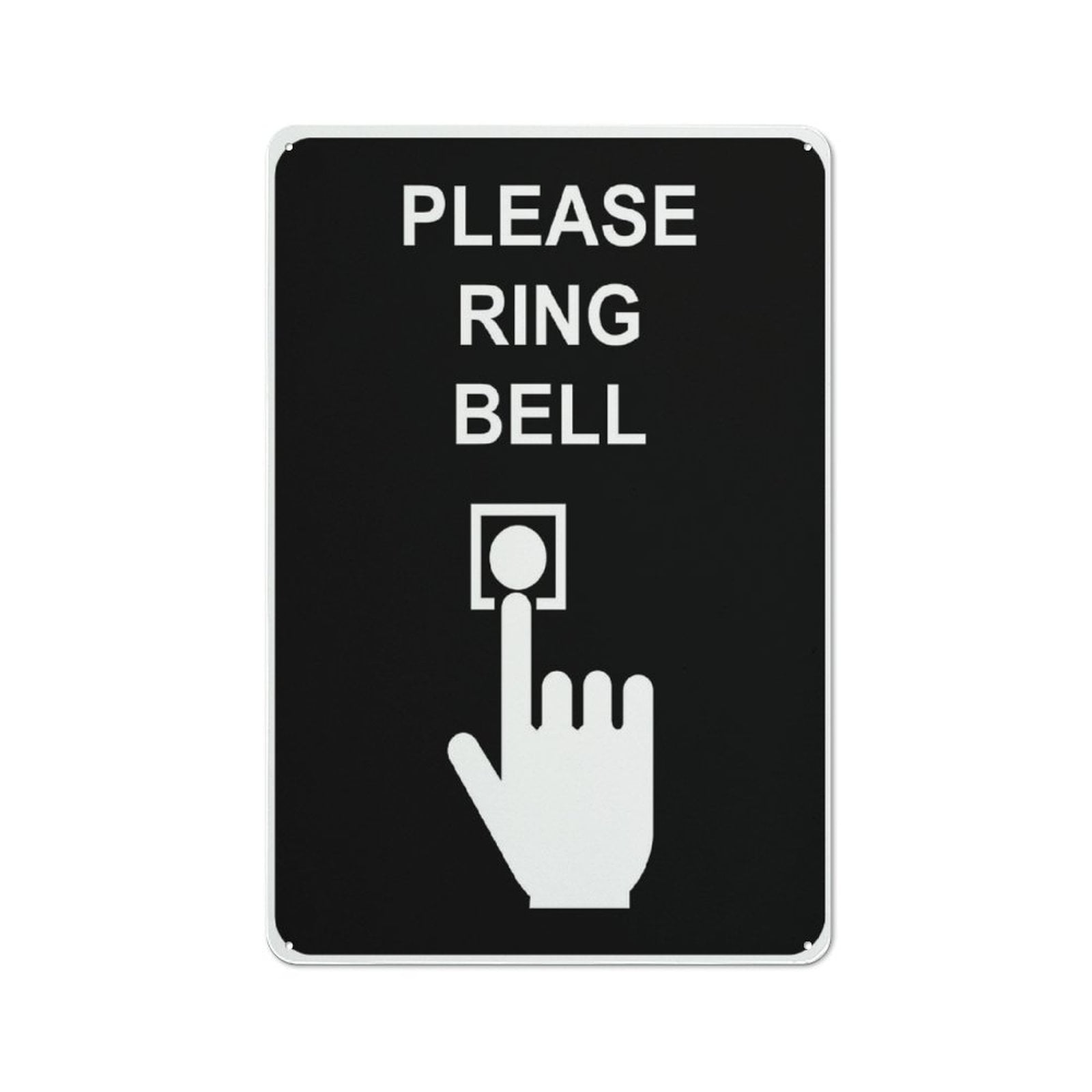 Please Ring Bell Sign Metal Signs 12X8 Inch Rust Free Aluminum,Uv Ink ...