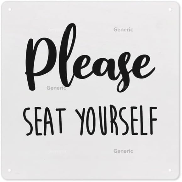 Please Seat Yourself Sign Decor Sign,Humorous Bathroom Sign for Home ...
