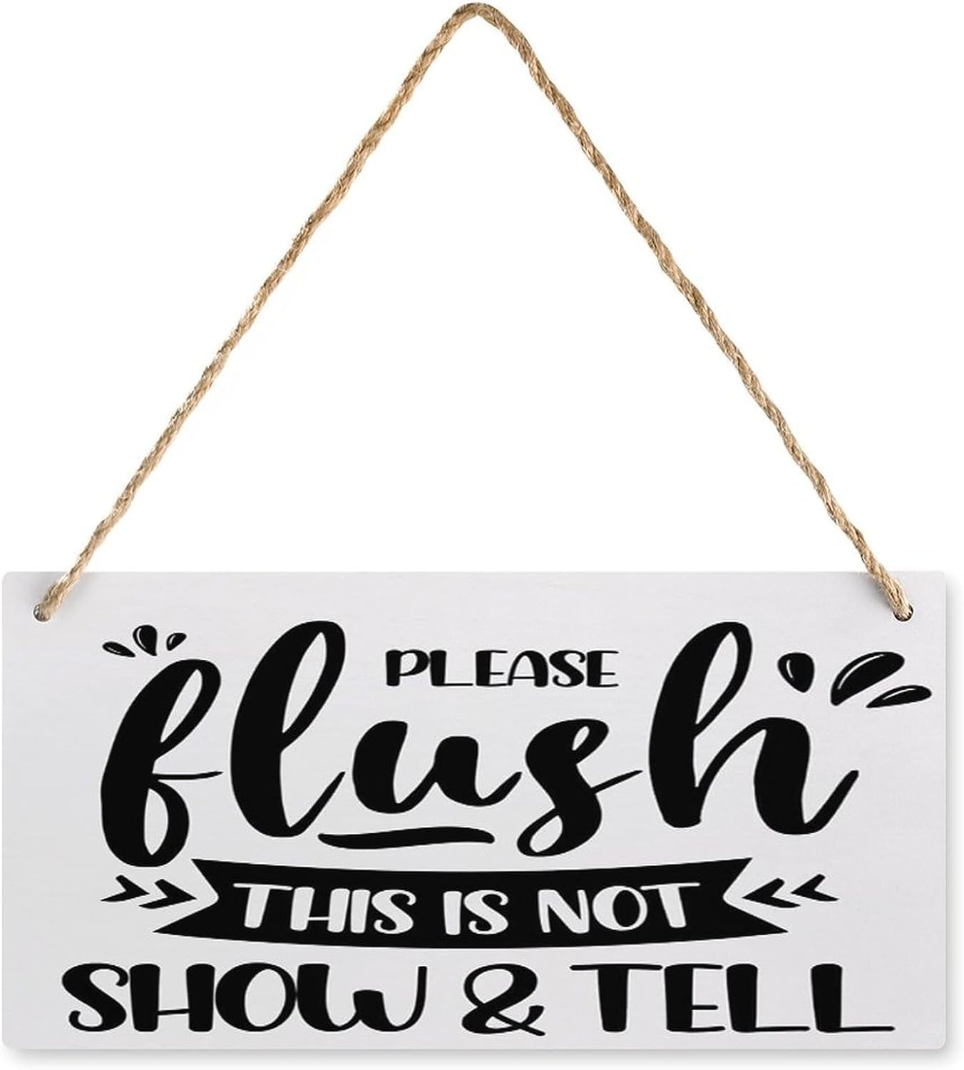 Please Seat Yourself Wood Hanging Rustic Family Signs 12x6 Inch Sign ...