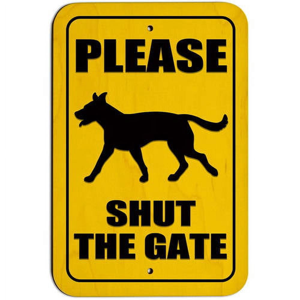 Please Shut the Gate Dog Sign - Walmart.com