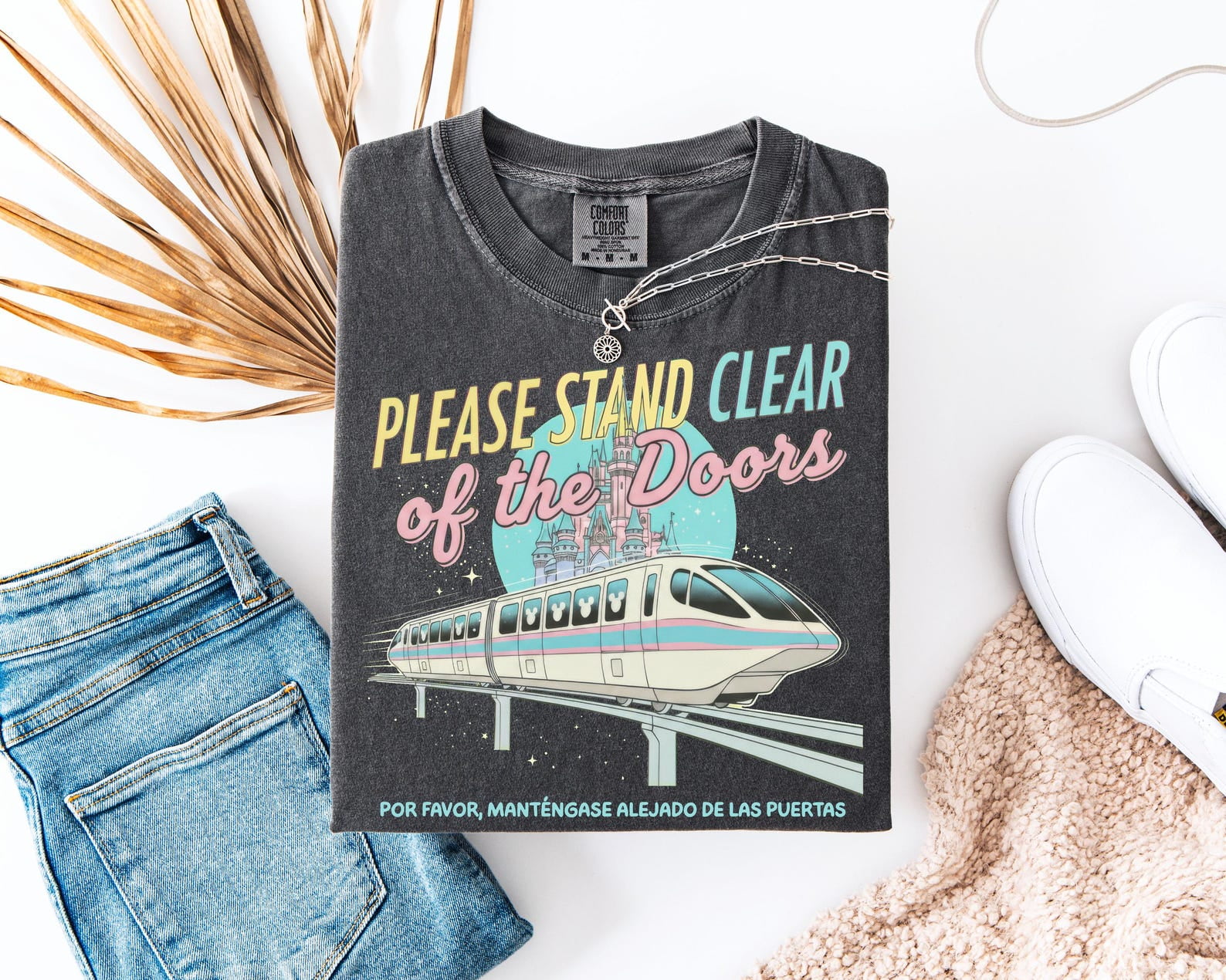 Please Stand Clear of the Doors T-Shirt, Disney Inspired Monorail Quote ...