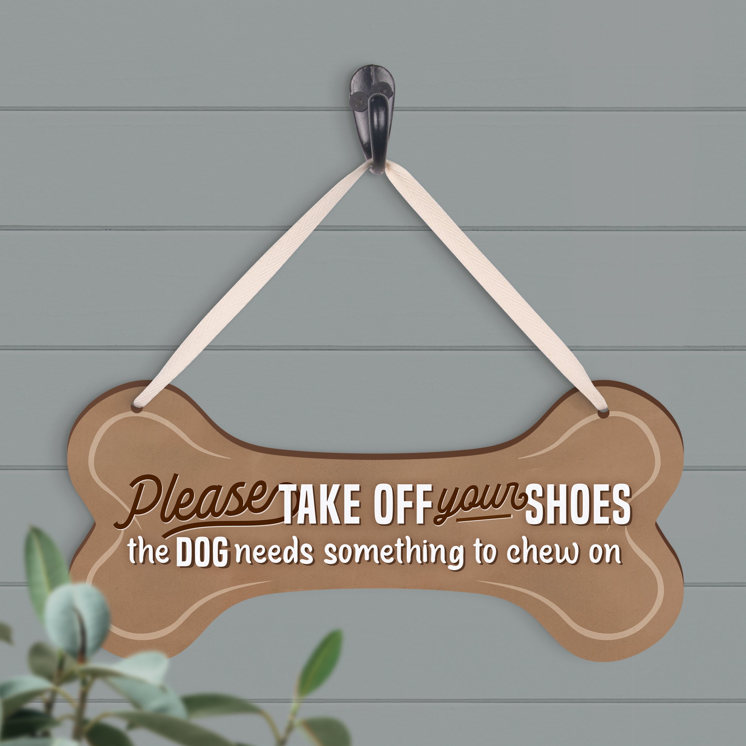 Please Take Off Your Shoes String Sign - Walmart.com