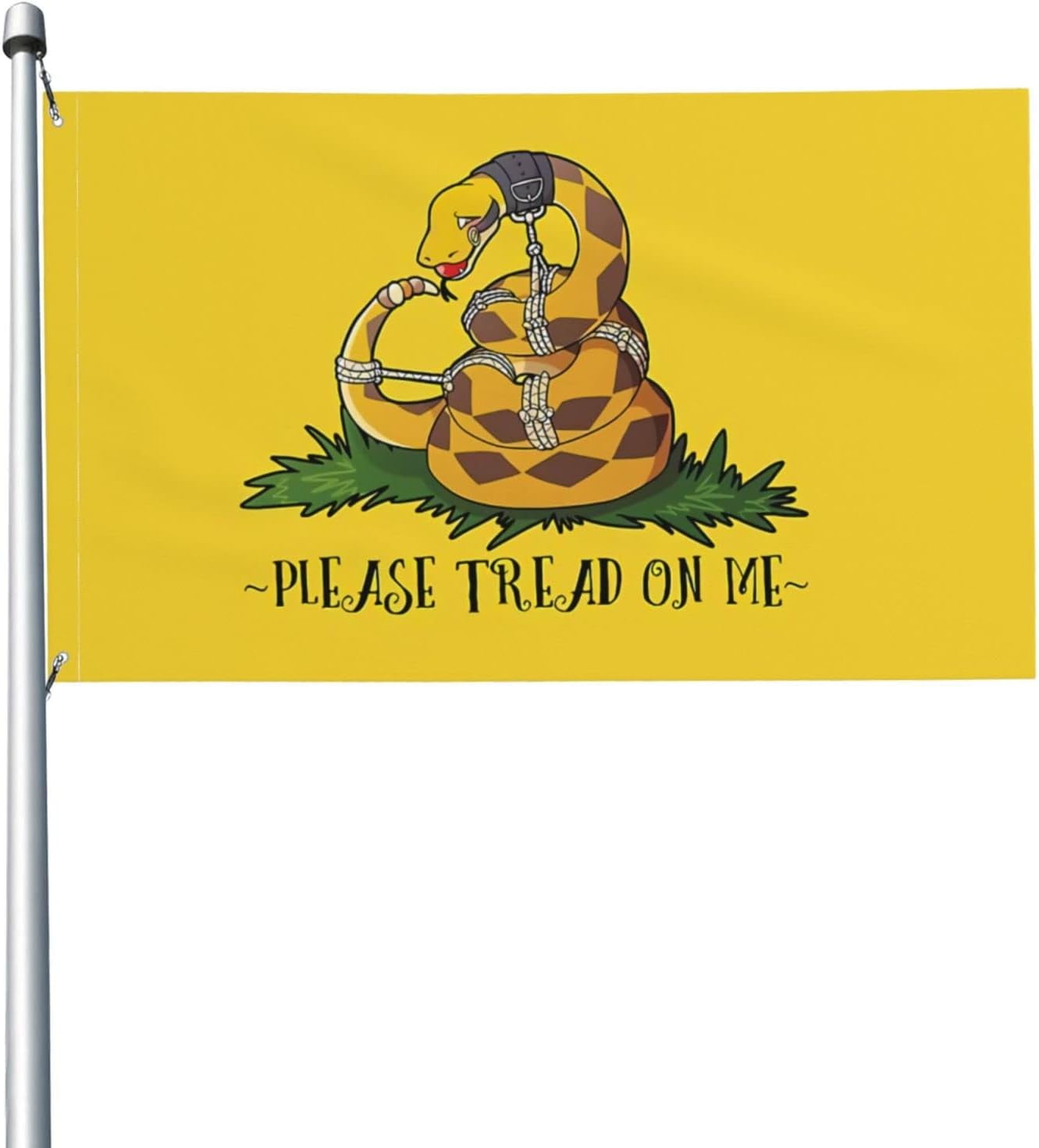 Please Tread On Me Garden Flag Outdoor Indoor Party Home House Sign ...