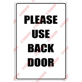 Will Be Back Sign