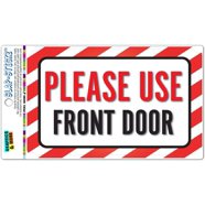 Please Use Other Door Left Arrow Sign - Walmart.com